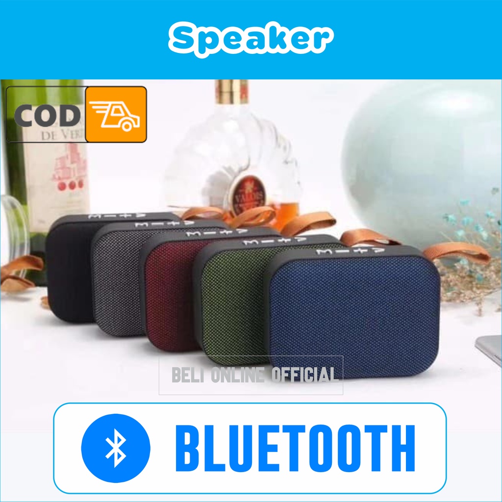 Jual Speaker Bluetooth Mini Radio Fm / Spiker Blututh Kecil Bass Stereo ...