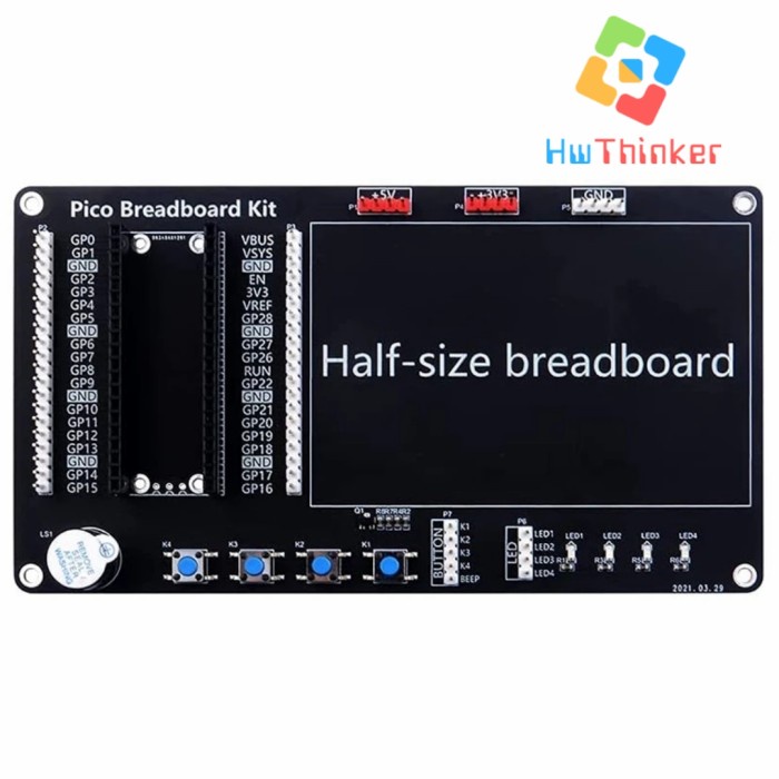 Jual Starter Breadboard Prototyping Kit for Raspberry Pi Pico Pico-W ... Jual Starter Breadboard Prototyping Kit for Raspberry Pi Pico Pico-W ...