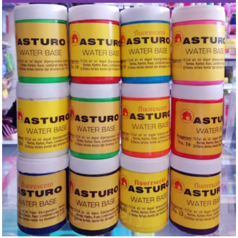 Jual Cat air cat poster asturo water - based Original warna lengkap ...
