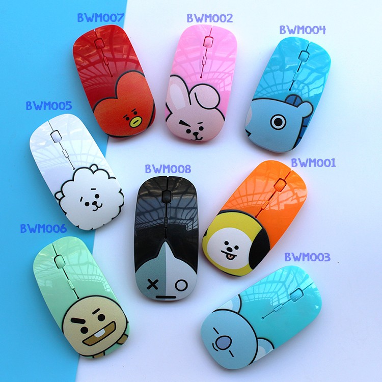 Jual BTS BT21 Wireless Mouse KPOP | Shopee Indonesia