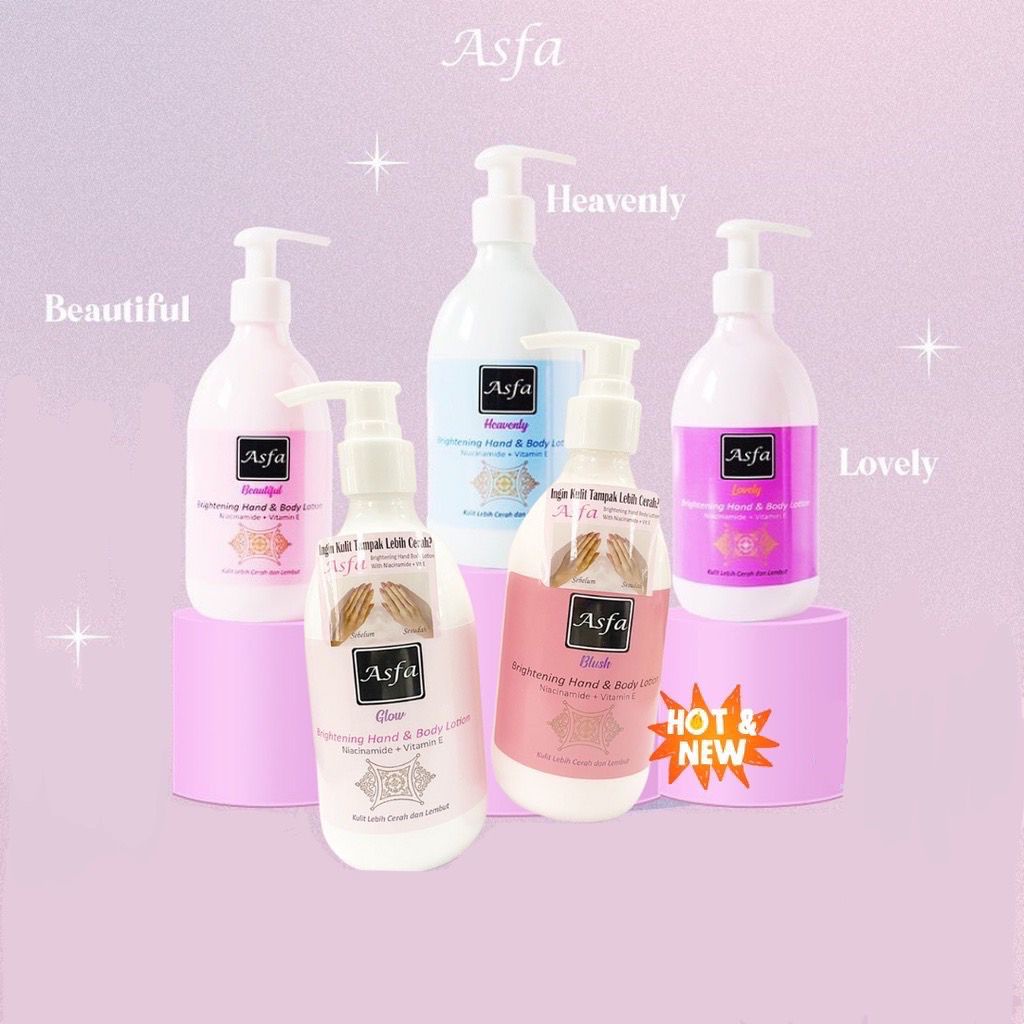 Jual ASFA Brightening Body Lotion with Niacinamide dan Vitamin E 300ml ...