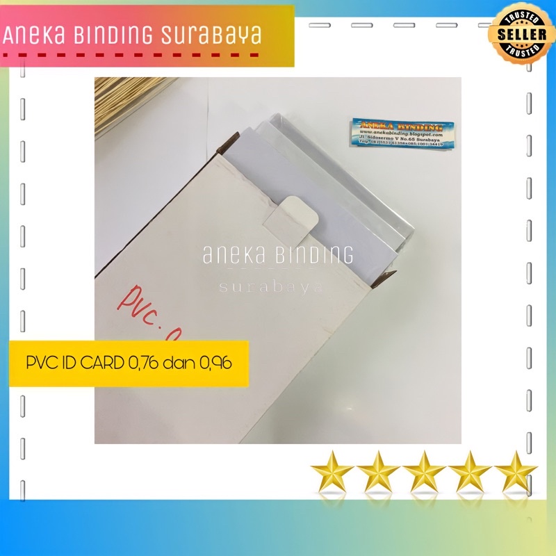 Jual PVC ID CARD 0.76 dan 0.96 WHITE A4 A3plus LASER | Shopee Indonesia