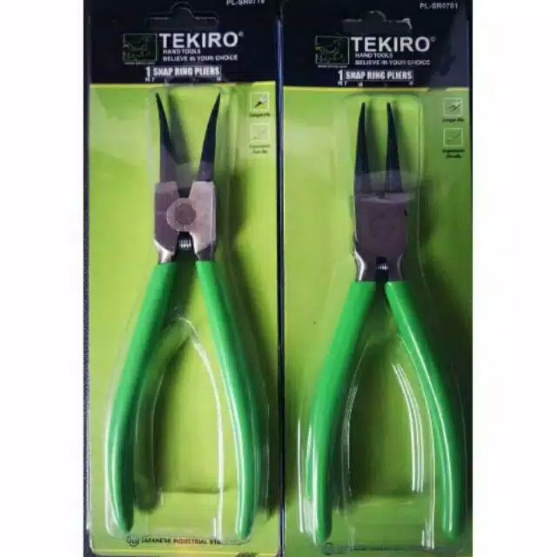 Jual TEKIRO Tang Snap Ring Set 2 Pcs 7" ( Buka Tutup ) - Tang Spi ...