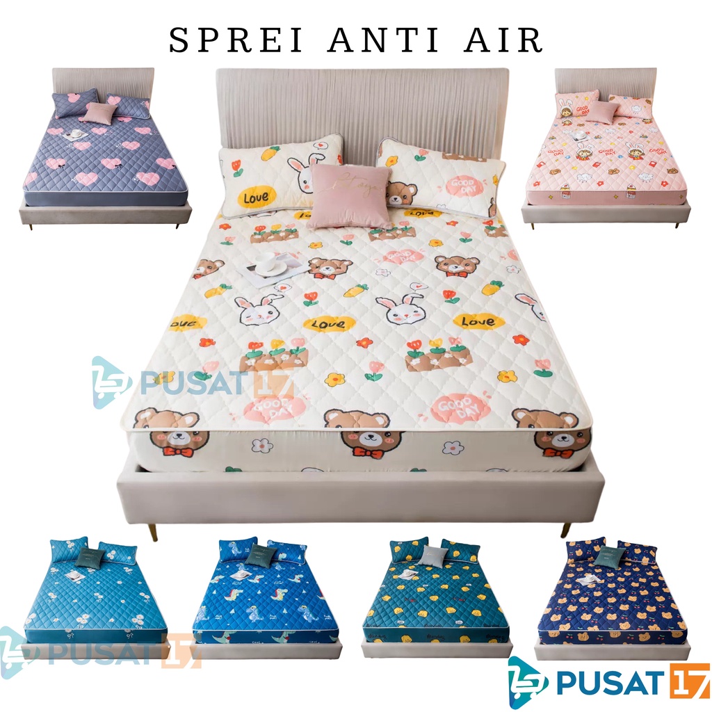 Jual PUSAT17 SPREI WATERPROOF KARAKTER SPREY 160X200CM 180X200CM ...