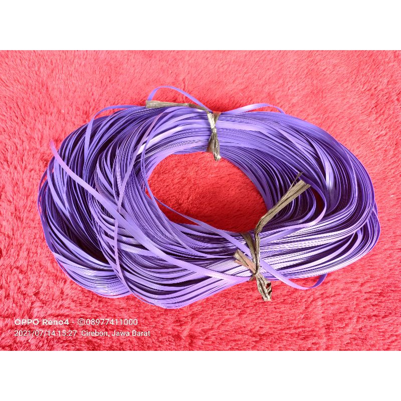 Jual Bahan rotan ikatan rattan tali sintetis pipi harga per kilo 1kg ...