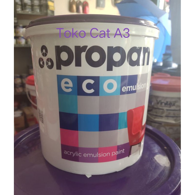 Jual Cat Propan Eco Emulsion 5KG 4010 White-9101 | Shopee Indonesia