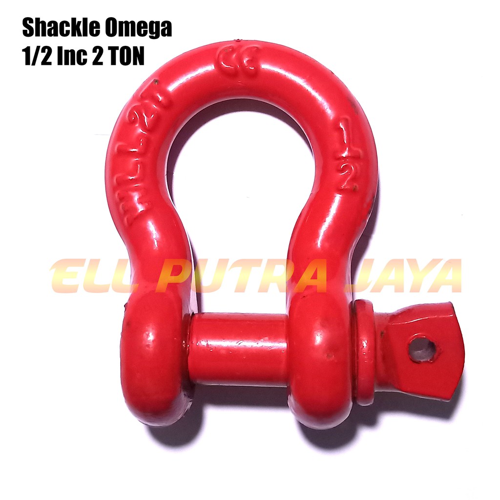 Jual Shackle Omega Merah 1/2 " kapasitas 2 Ton | Shopee Indonesia