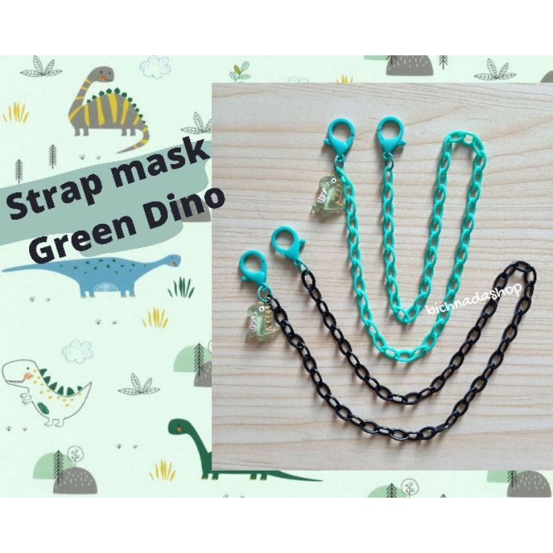 Jual Strap Mask / Kalung Masker Anak Dino Lucu | Shopee Indonesia