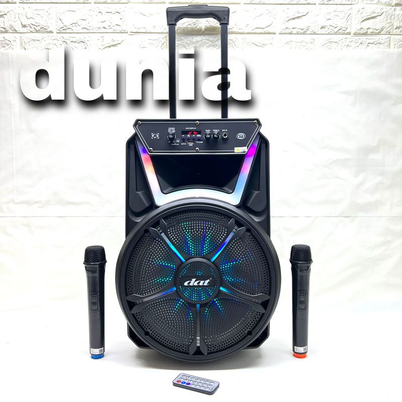 Jual Speaker Portable Wireless DAT DT1210 FT Original Bluetooth 12 inch ...