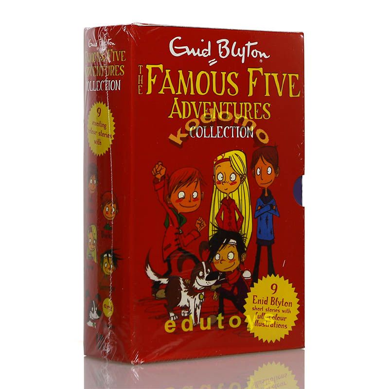 Jual Famous Five Adventures Box Set by Enid Blyton (9 Colour Books ...