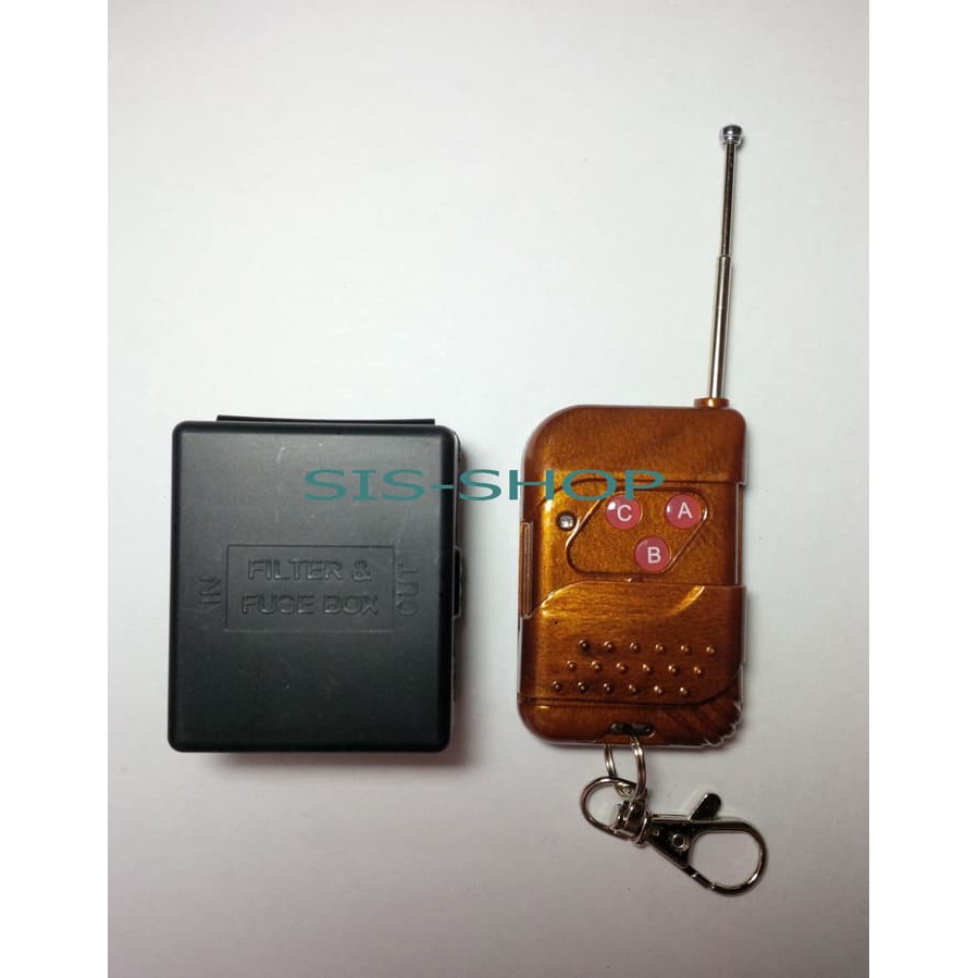 Jual 2 CHANNEL SWITCH RELAY 315MHZ RF REMOTE RELAY 12V 12 VDC SAKLAR ...
