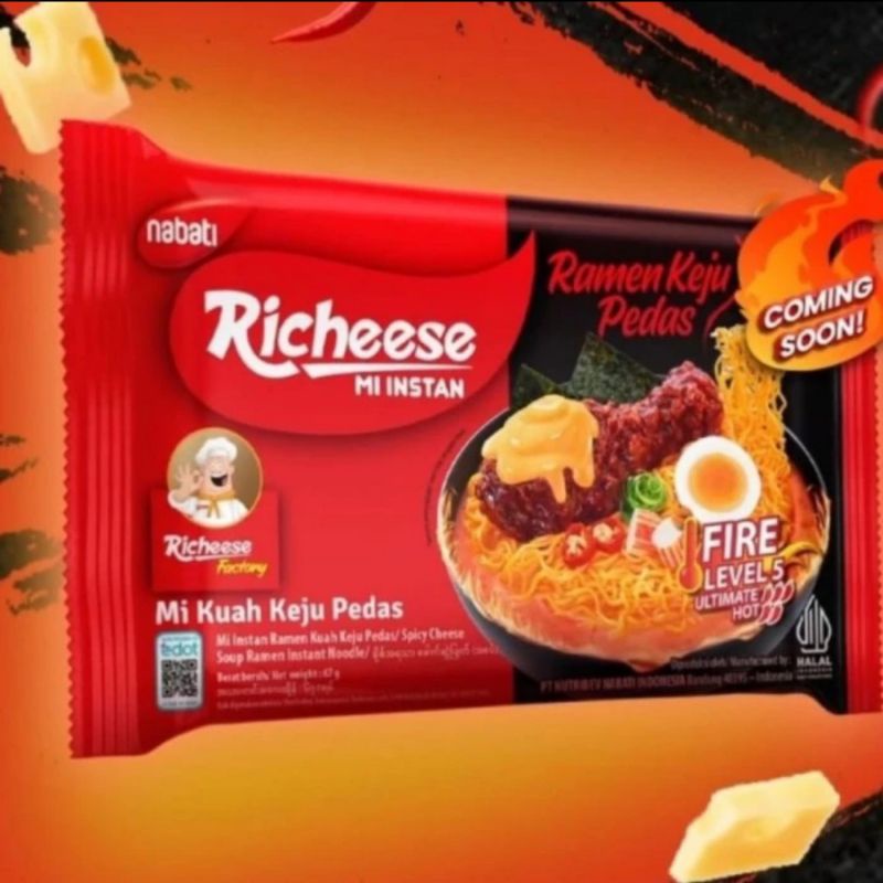 Jual Richeese Mie Goreng Keju / Mie Instan Richeese mie goreng richeese ...