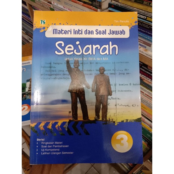 Jual Materi Inti Dan Soal Jawab Sejarah Xll Sma Shopee Indonesia