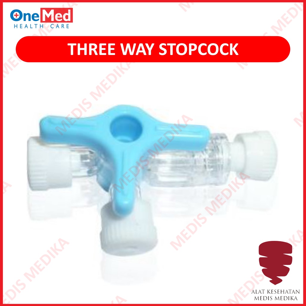 Jual Onemed Three Way Stopcock Conector Konektor Infus Perlengkapan ...