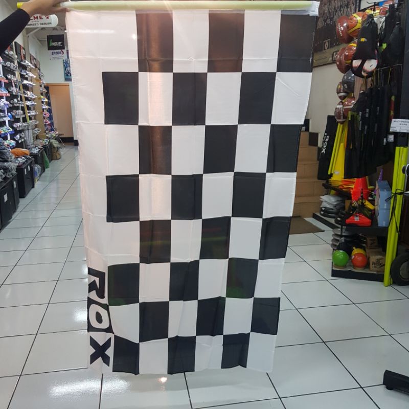 Jual Bendera flag start star setar mulai awal rox ukuran 2x1 meter ...