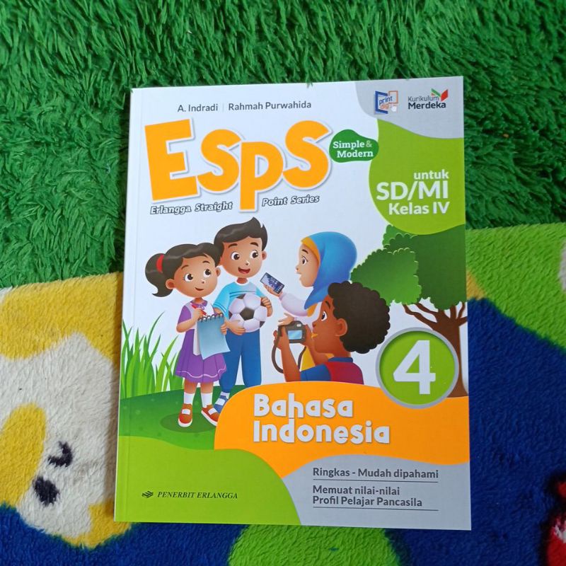 Jual ORIGINAL BUKU ESPS BAHASA INDONESIA KELAS 4 SD KURIKULUM MERDEKA | Shopee Indonesia