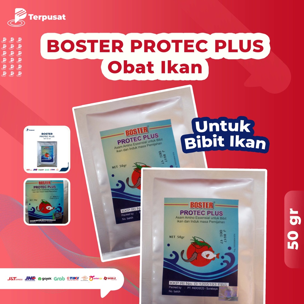 Jual BOSTER Protec Plus 50 gram Obat Ikan Asam Amino untuk Induk Ikan Masa Pemijahan | Shopee ...