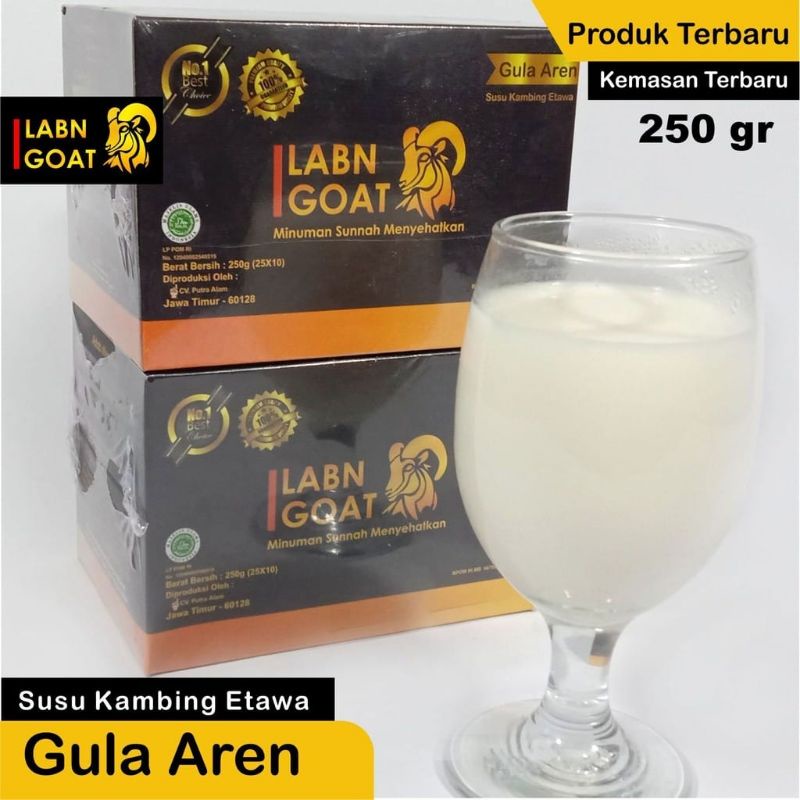 Jual Susu Kambing Etawa Labn Goat Gula Aren isi 10 sachet | Shopee ...