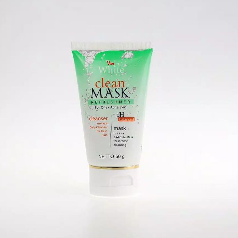 Jual Viva Clean & Mask (For oily - Acne skin) | Shopee Indonesia