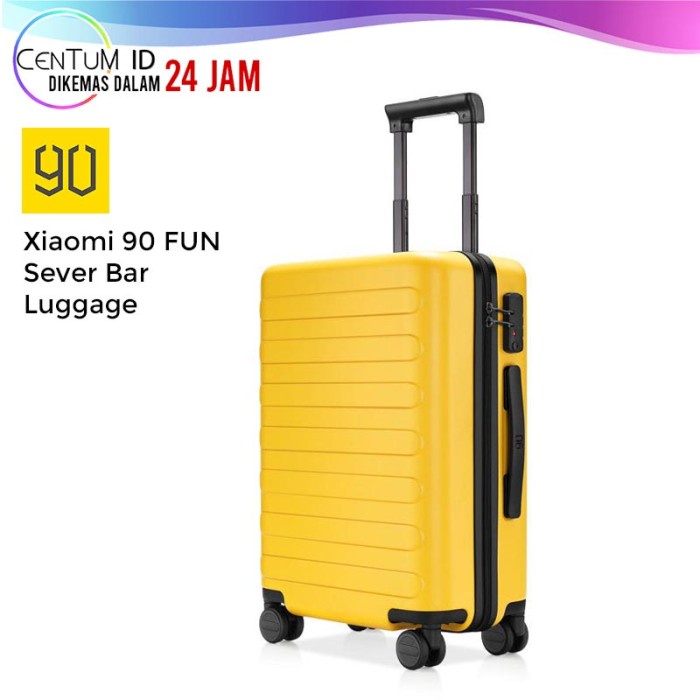 Jual Xiaomi 90 Fun 7 Bar Cabin Koper Luggage TSA Lock 90Fun 7Bar ...
