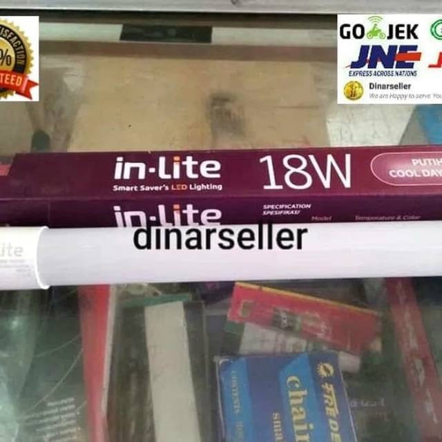 Jual LAMPU LED TL T8 18W 120CM MEREK INLITE INT8G004 | Shopee Indonesia