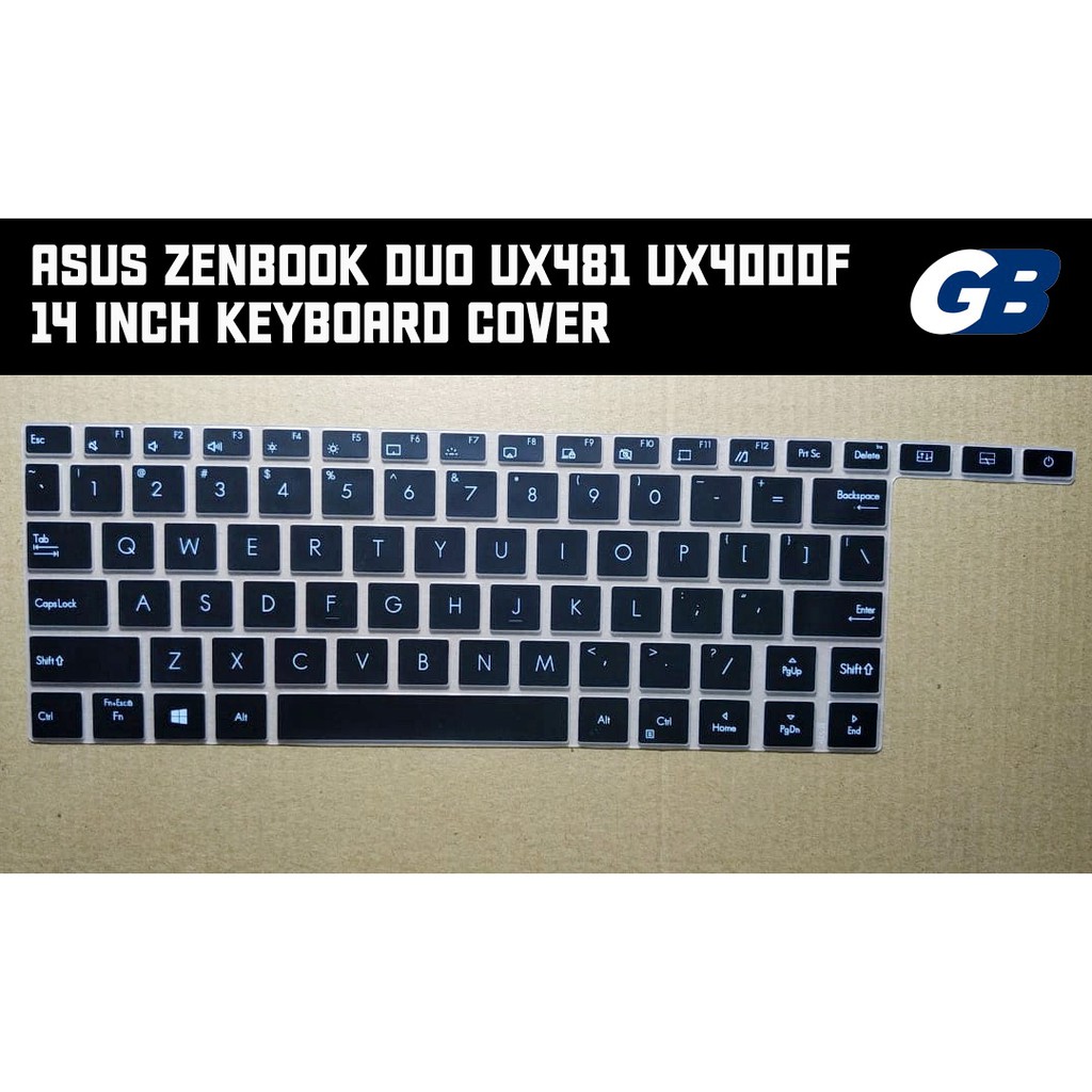 Jual Asus Zenbook Duo UX481 UX4000F 14 inch Keyboard Protector Cover ...