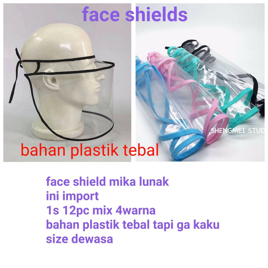 Jual topi anti corona / topi face shield / topi pelindung wajah ...