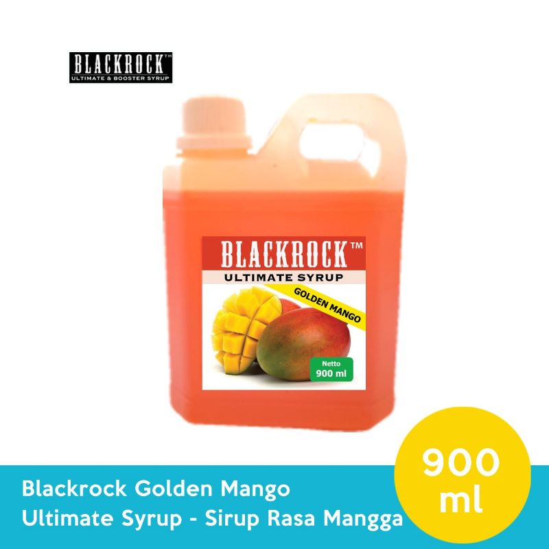 Jual Blackrock Golden Mango Ultimate Syrup 900 ml - sirup rasa mangga ...