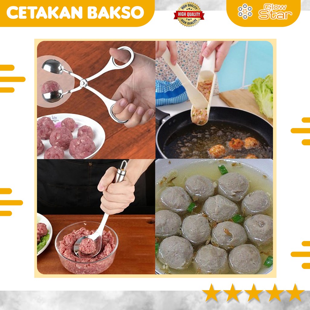 Jual Meatball Maker Sendok Pembuat Bakso, Cetakan Bakso, Pencetak Bakso ...