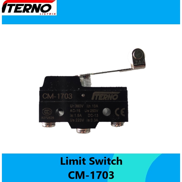Jual Limit Switch Micro Switch CM-1703 Setara Z-15GW2-B Iterno | Shopee ...