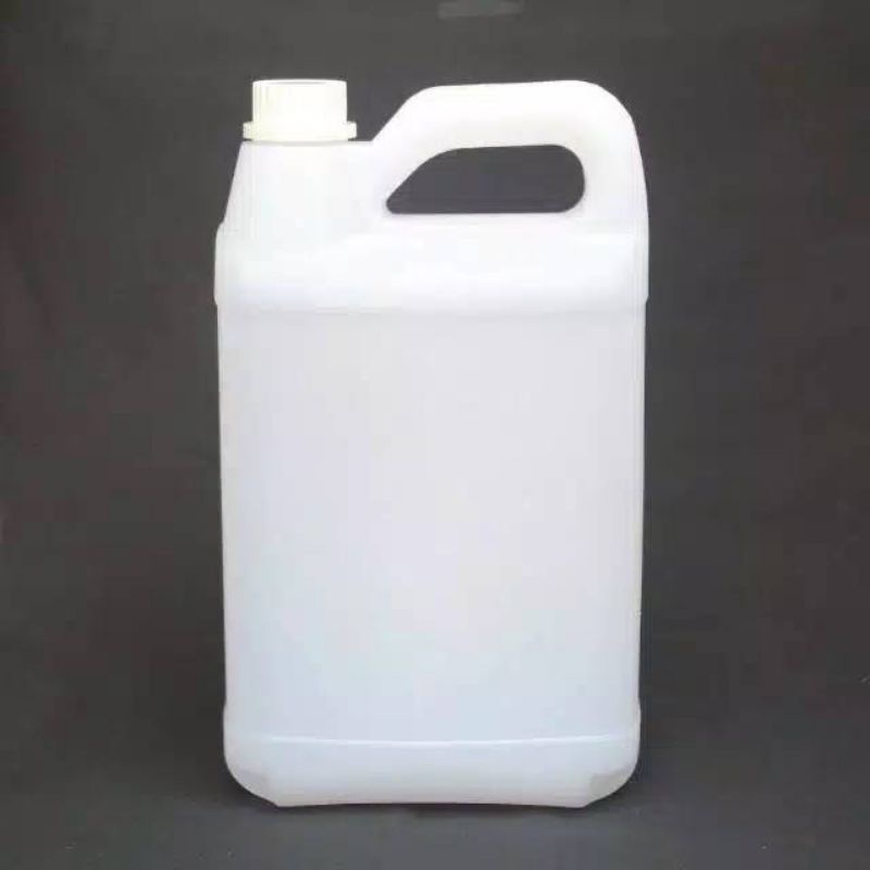 Jual jerigen putih pelastik +tutup 5 liter/1pcs | Shopee Indonesia