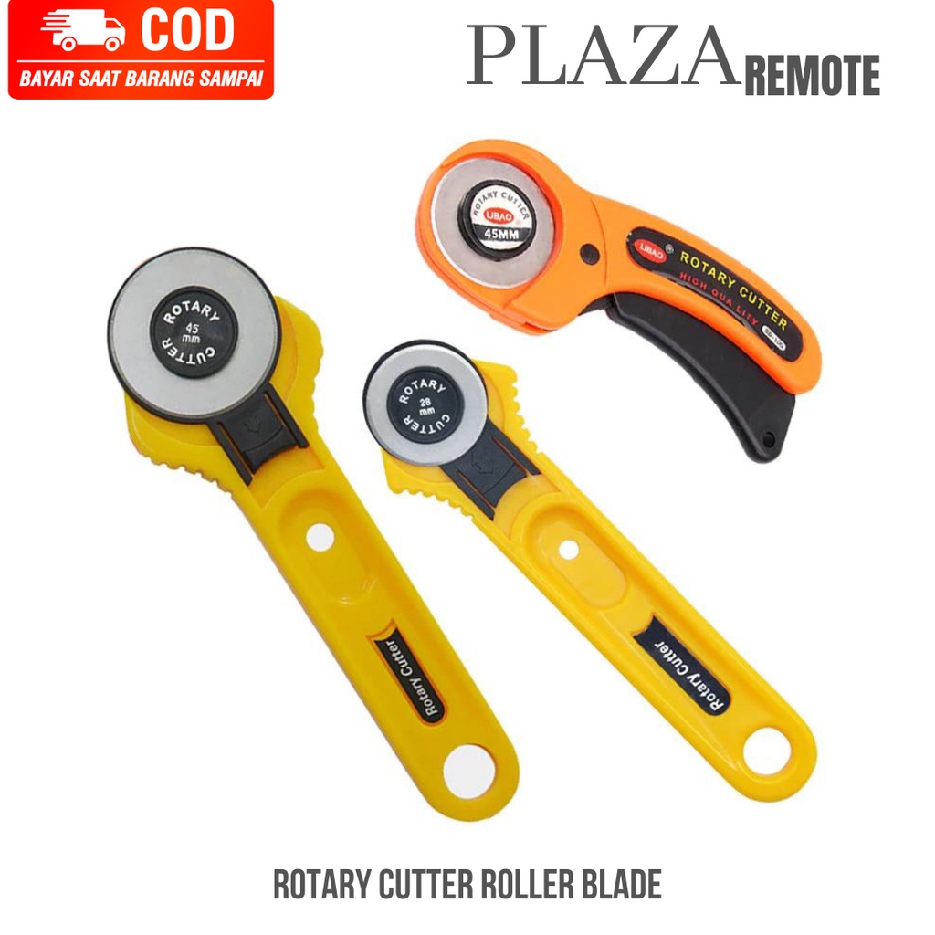 Jual CUTTER POTONG KAIN Rotary Roller Cutter RODA 28MM 40MM 45MM ALAT ...