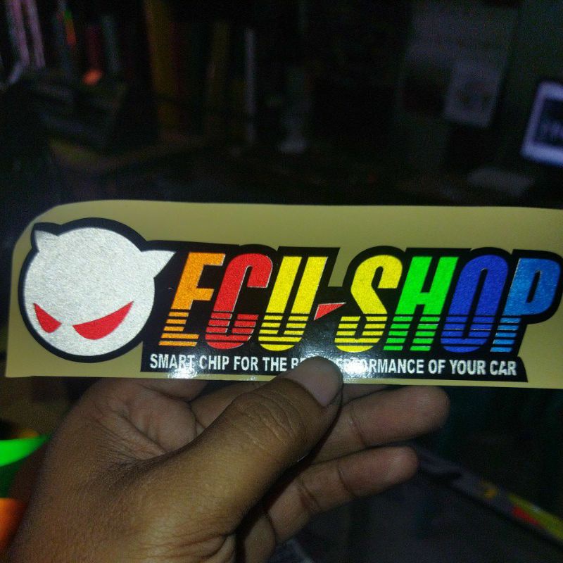 Jual jdm sticker cutting ecu shop thailand | Shopee Indonesia
