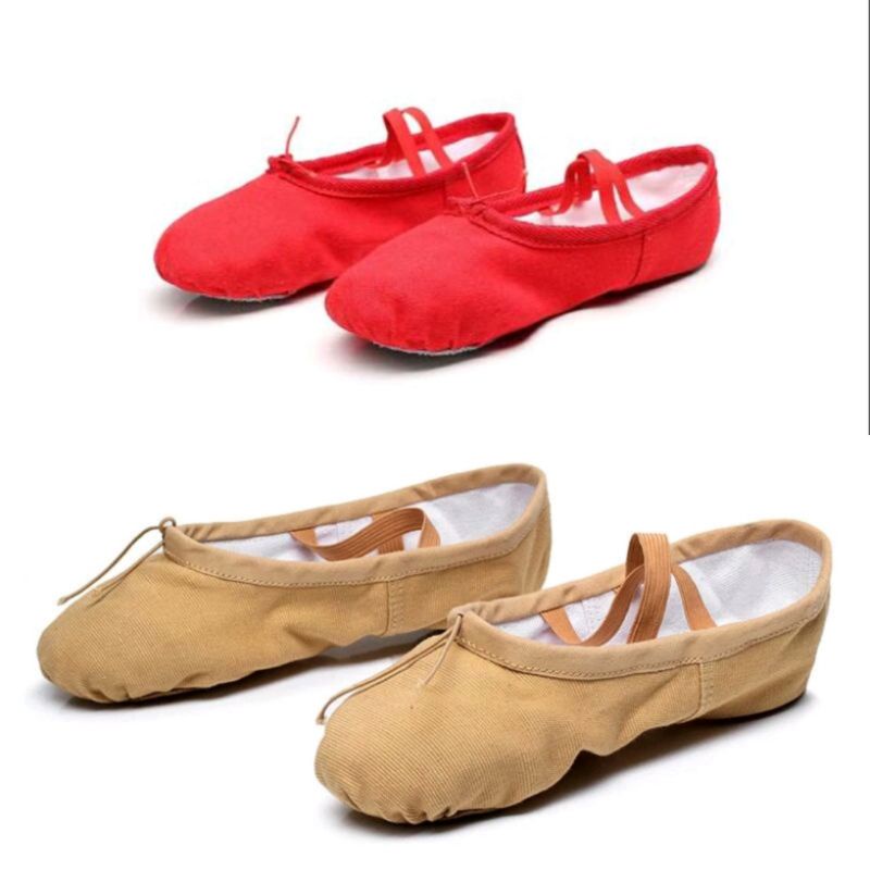 Jual Sepatu Balet Ballet Shoes Split Sole ukuran Balita Anak Remaja ...
