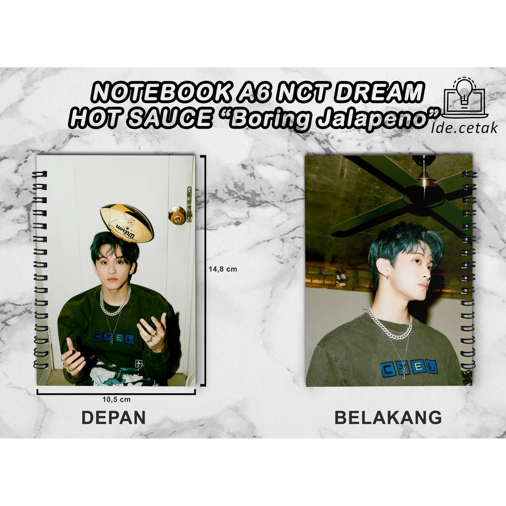 Jual Notebook NCT DREAM A6 Unofficial / Buku Catatan A6 / Notes Kpop ...