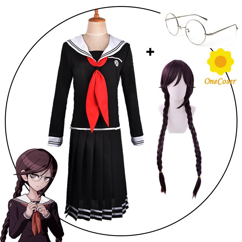 Jual Dangan Ronpa Toko Fukawa Cosplay Costume Anime Danganronpa School ...