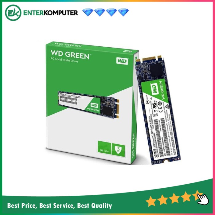 Jual WDC Green PC SSD 120GB M.2 2280 | Shopee Indonesia