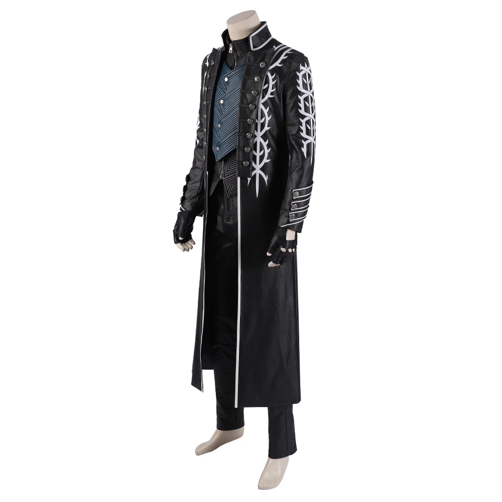 Jual PREORDER DMC 5 Game Vergil Cosplay Vest Men Jackets Halloween ...
