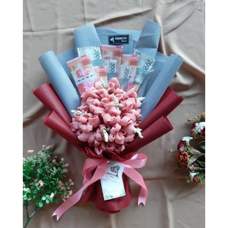 Jual buket hijab/ buket wisuda/ buket bunga/ buket uang | Shopee Indonesia