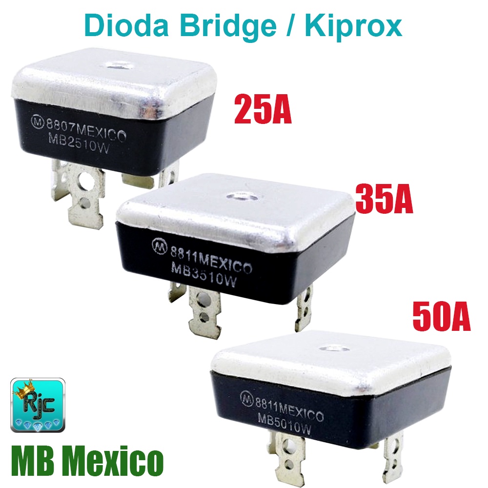 Jual Diode Bridge Rectifier Dioda Kiprok Penyearah AC to DC 25A 35A 50A ...