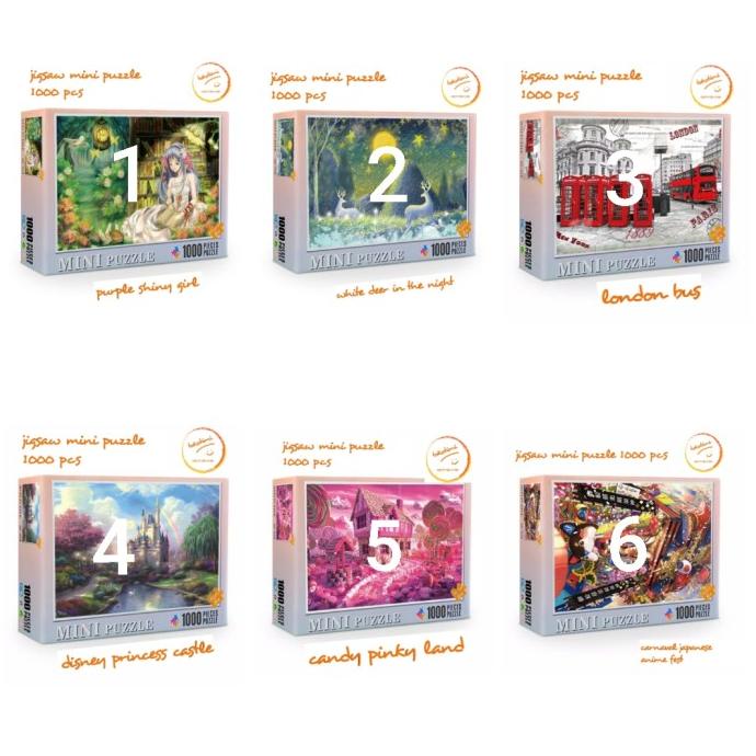 Jual Harga Spesial Ready Mini Puzzle 1000 Pcs - All Pictures (Silakan ...