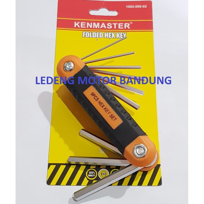 Jual Jual Kunci L Lipat Kenmaster Folding Hexagonal Key Set 9 mata ...