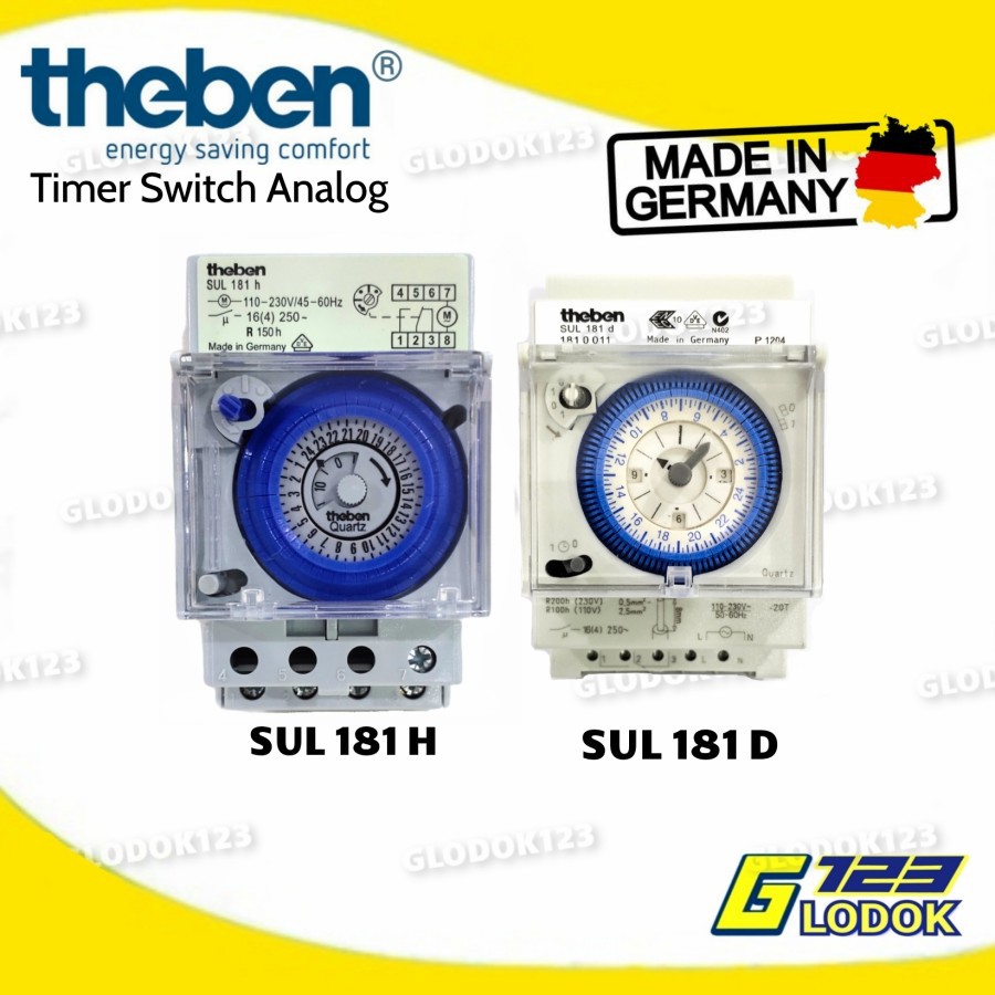 Jual Timer Analog Switch Panel Penghemat Listrik Theben Sul 181h ...