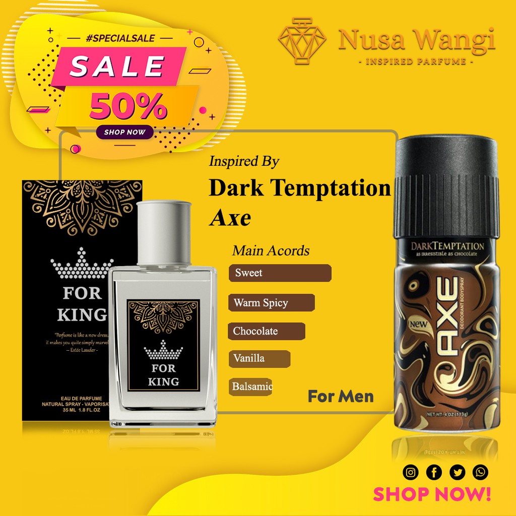 Jual Inspired By AXE - Chocolate 35ml (Men) | Shopee Indonesia