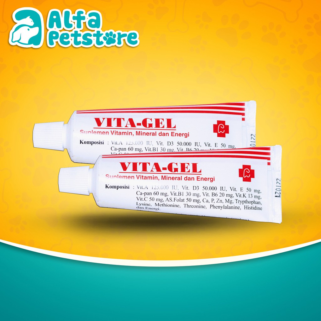 Jual Vitamin Kucing Anjing Vitagel Vita-Gel | Shopee Indonesia