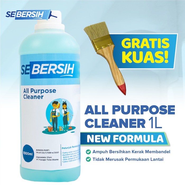 Jual SEBERSIH All Purpose Cleaner / Cairan Pembersih Serbaguna 1 Liter | Shopee Indonesia