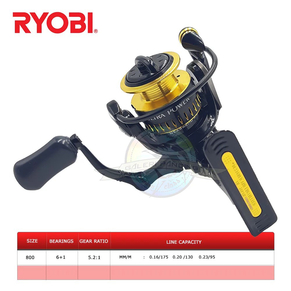 Jual Reel Pancing Power Handle Ryobi Ultra Power 500 800 HPX 1000 800 ...