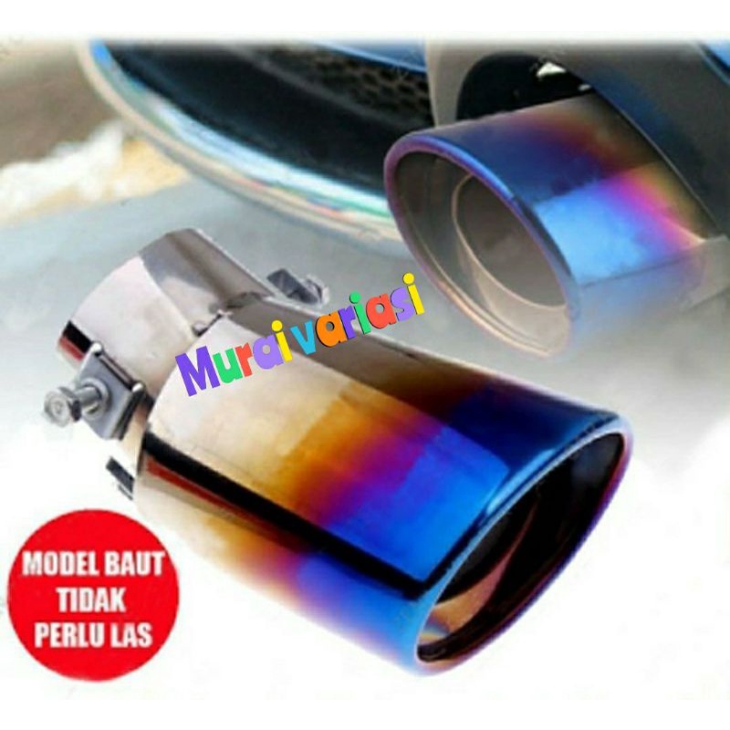 Jual muffler mobil all new Jazz / buntut ujung kenalpot model Resing ...