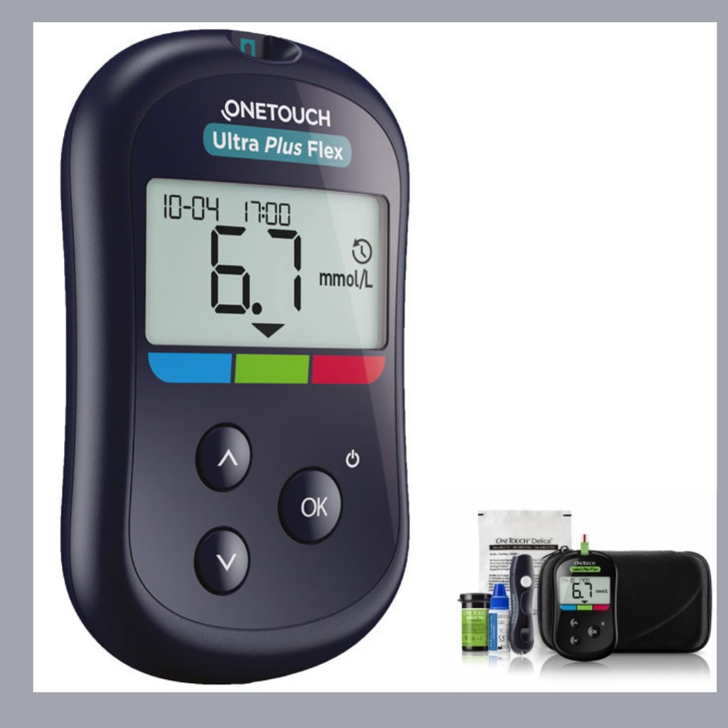 Jual Onetouch Onetouch Ultra Plus Flex Glukometer Alat Tes Gula Darah ...