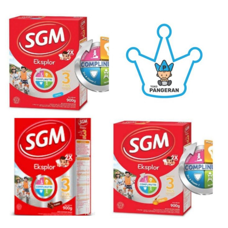 Jual (1 KARTON) SGM 3+ MADU/VANILA 900GR ISI 10BOX | Shopee Indonesia